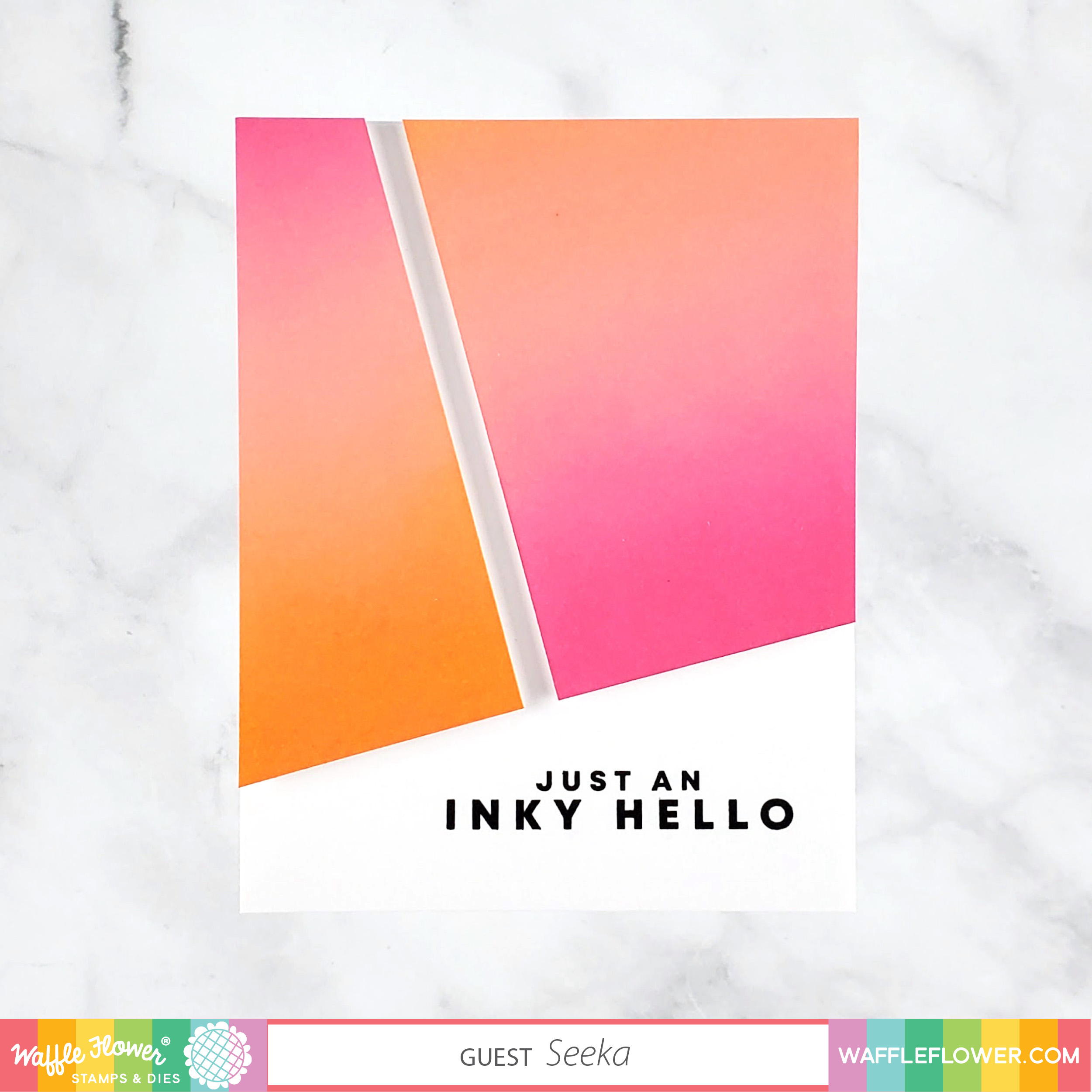 Just An Inky Hello | Waffle Flower October 2022 Release – SkyPaperScissors
